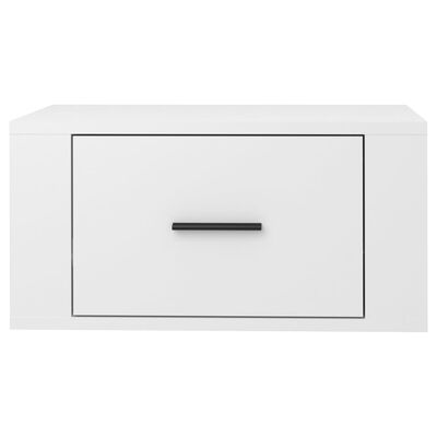 vidaXL seinale kinnitatav öökapp, kõrgläikega valge, 50x36x25 cm ...