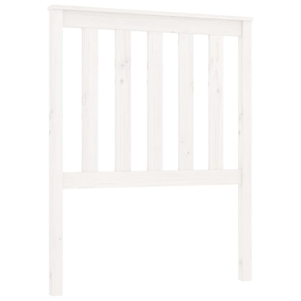 vidaXL voodipeats, valge, 81x6x101 cm, männipuit | vidaXL.ee