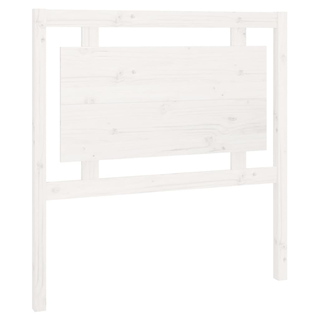 vidaXL voodipeats, valge, 95,5x4x100 cm, männipuit | vidaXL.ee
