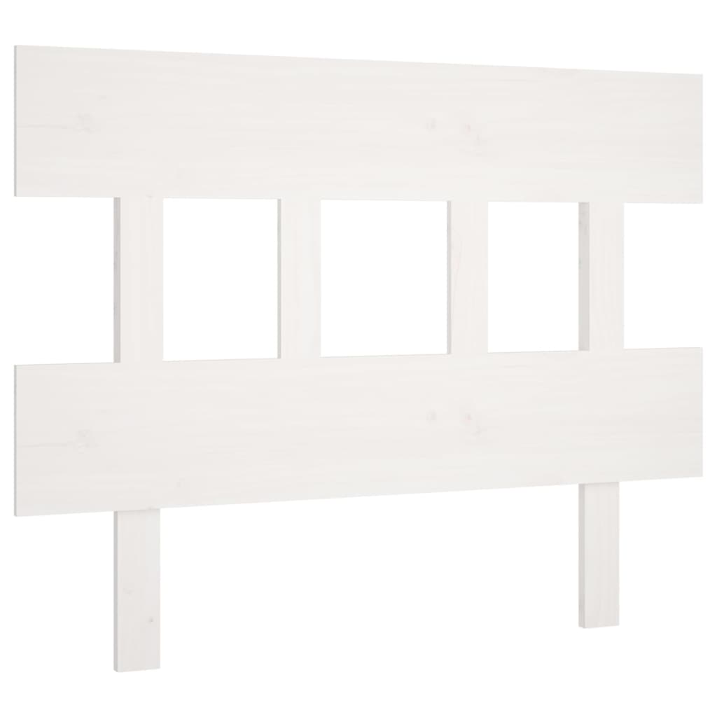 vidaXL voodipeats, valge, 78,5x3x81 cm, männipuit | vidaXL.ee